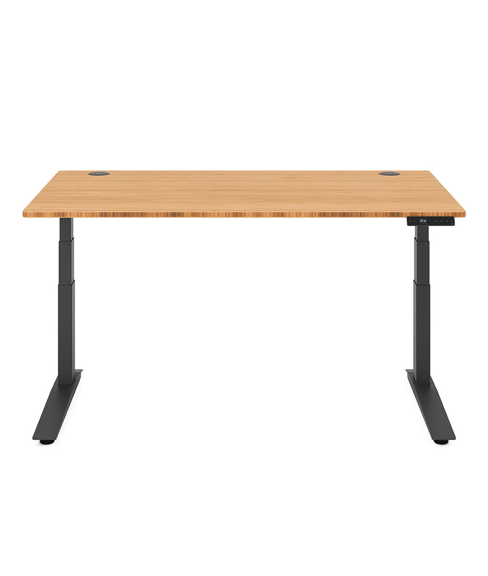 Standing desk bamboo top store